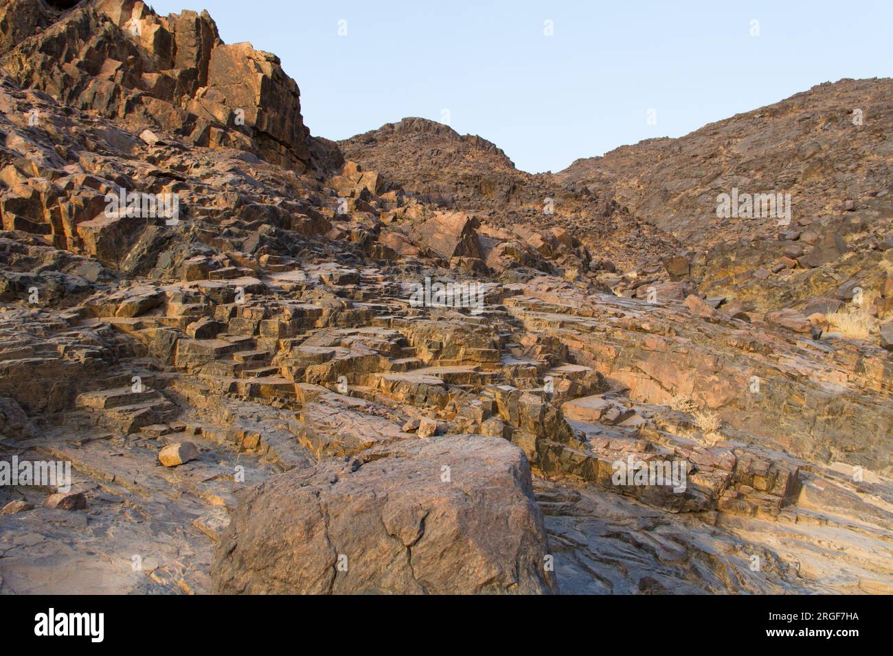 mountains and hills in a town near riyadh in Saudi Arabia Stock Photo ...