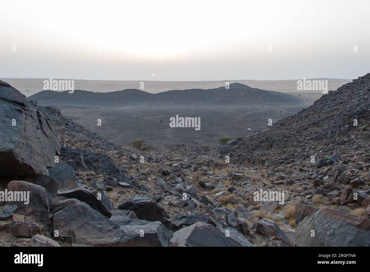 mountains and hills in a town near riyadh in Saudi Arabia Stock Photo ...