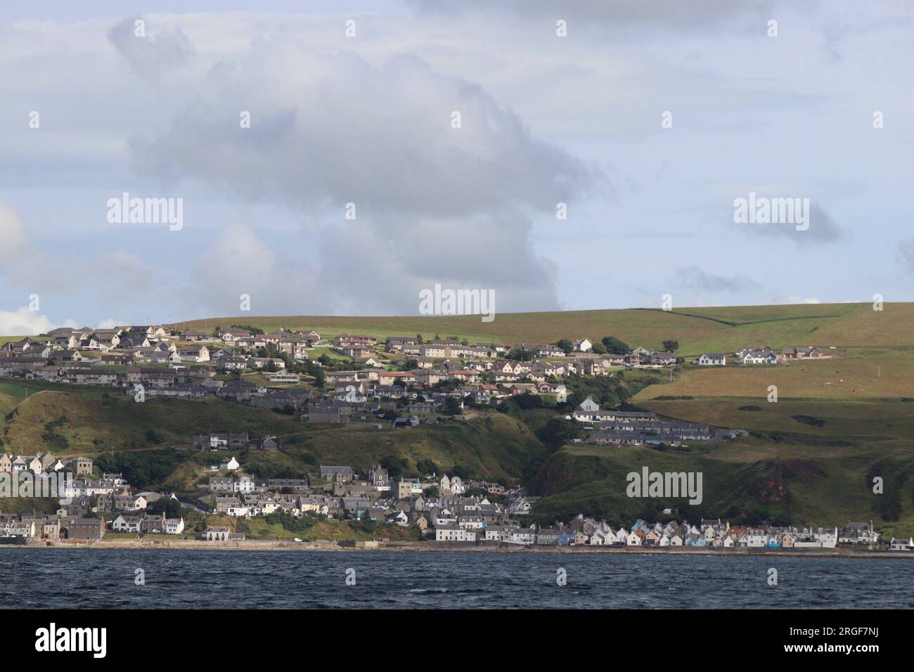 Gardenstown harbour moray firth aberdeenshire hi-res stock photography ...