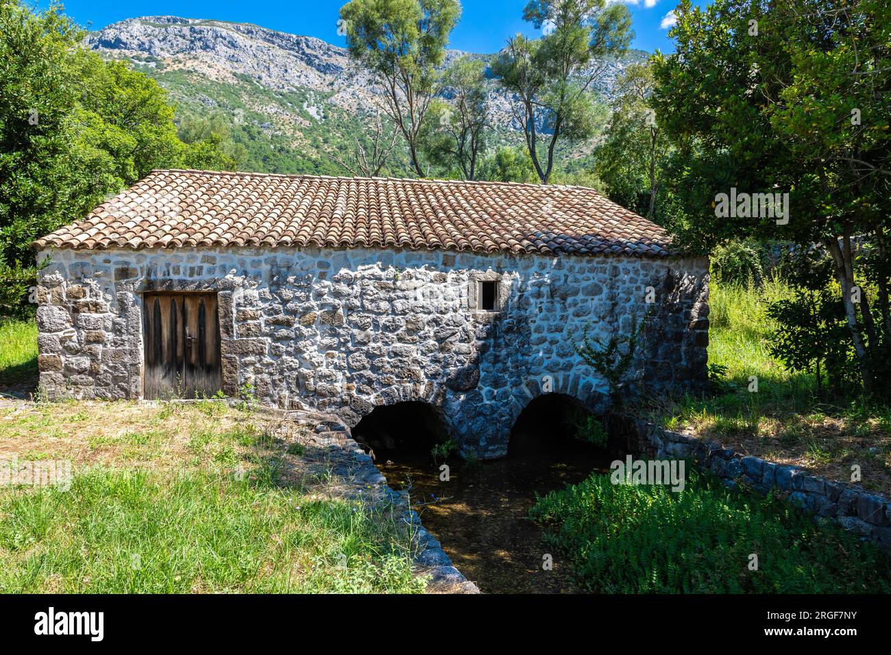 The beautiful nature of the Konavle Valley in the Croatian region of ...