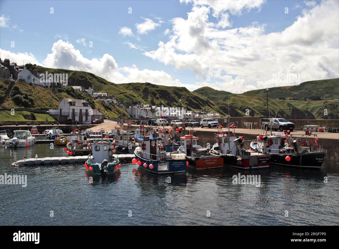 Gardenstown (Gamrie), Scotland Stock Photo - Alamy