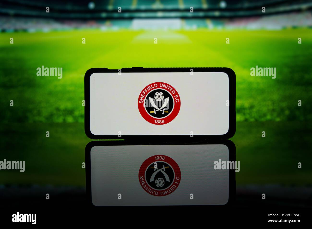Sheffield united logo hi-res stock photography and images - Alamy