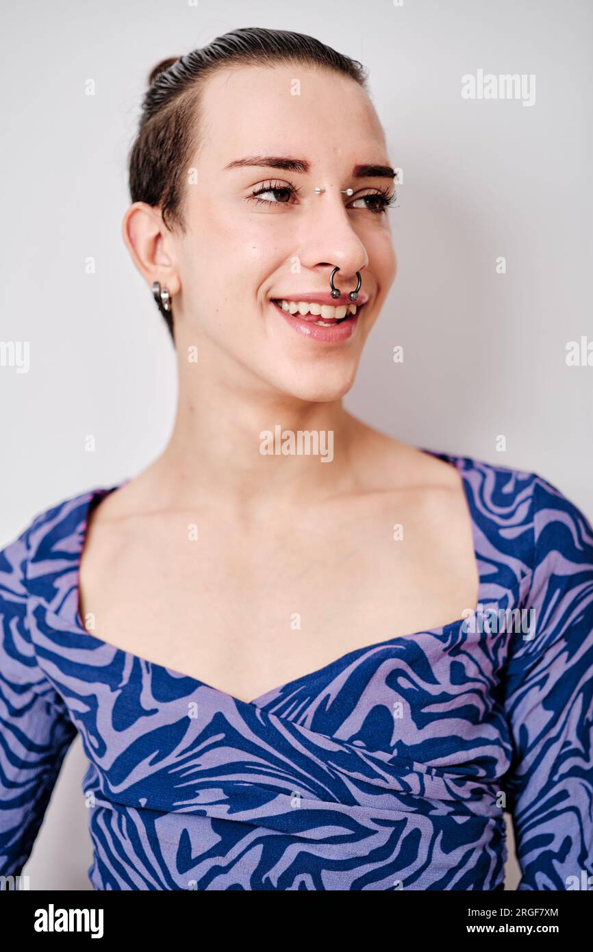 Piercing fashion adults hi-res stock photography and images - Alamy