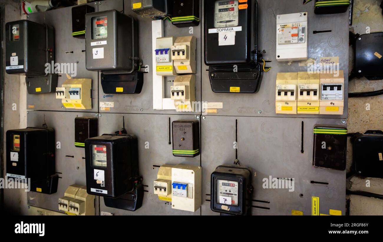 Electricity meter for measuring electricity consumption. (CTK Photo ...