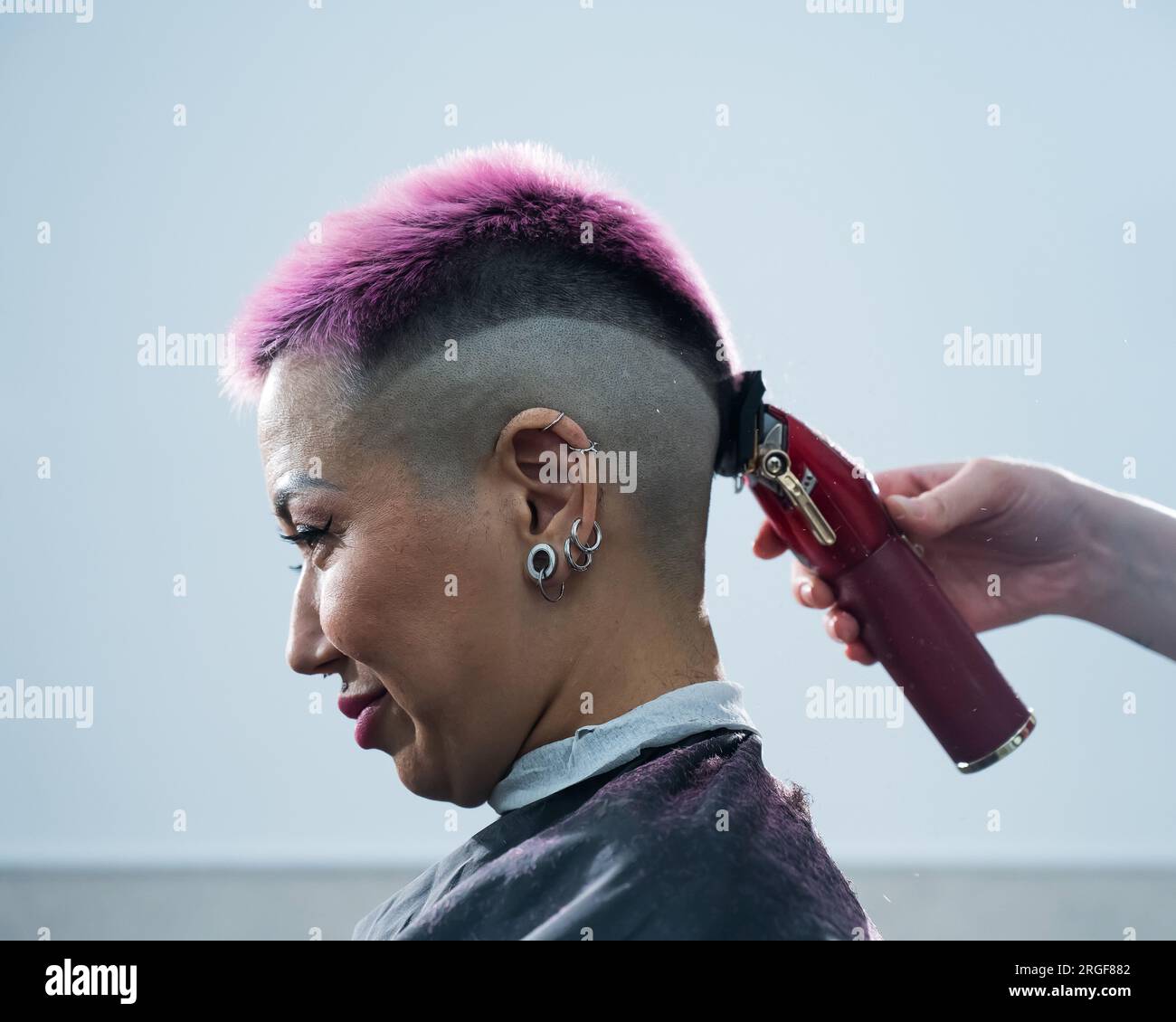 Mohawk Back View Female