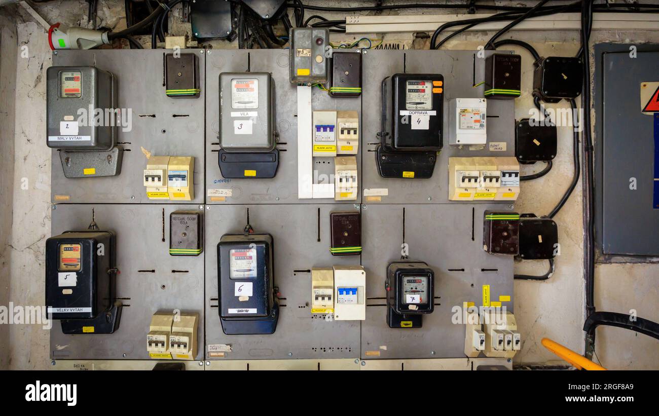 Electricity meter for measuring electricity consumption. (CTK Photo ...
