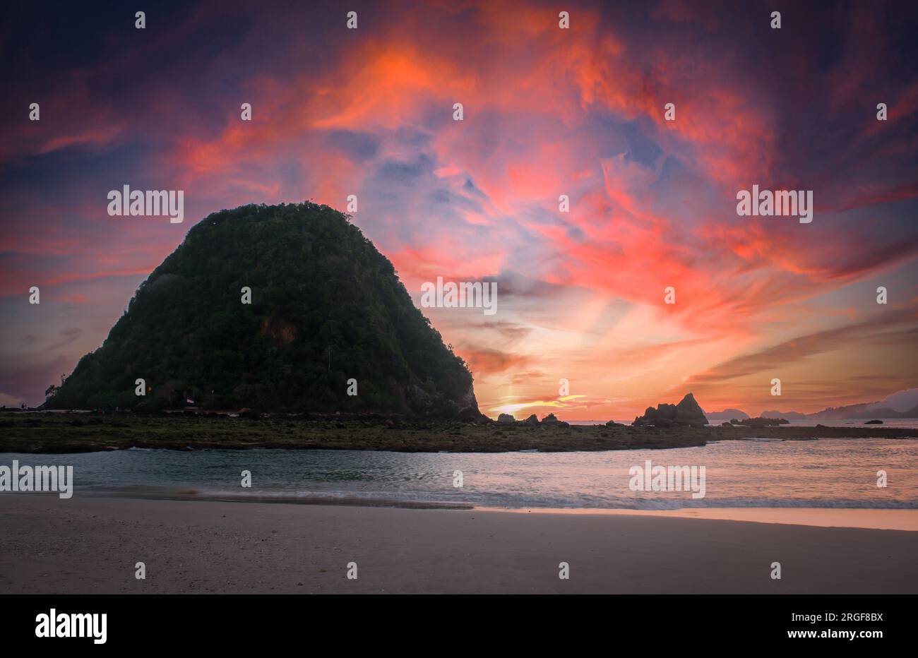 Red island banyuwangi hi-res stock photography and images - Alamy