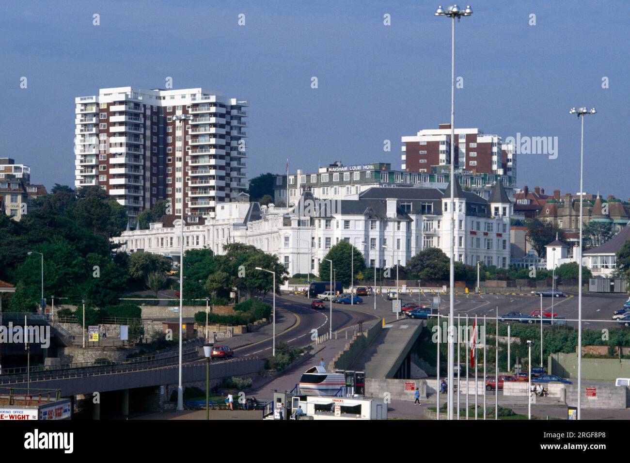 Bournemouth Dorset England Marsham Court Hotel and Royal Bath Hotel and ...
