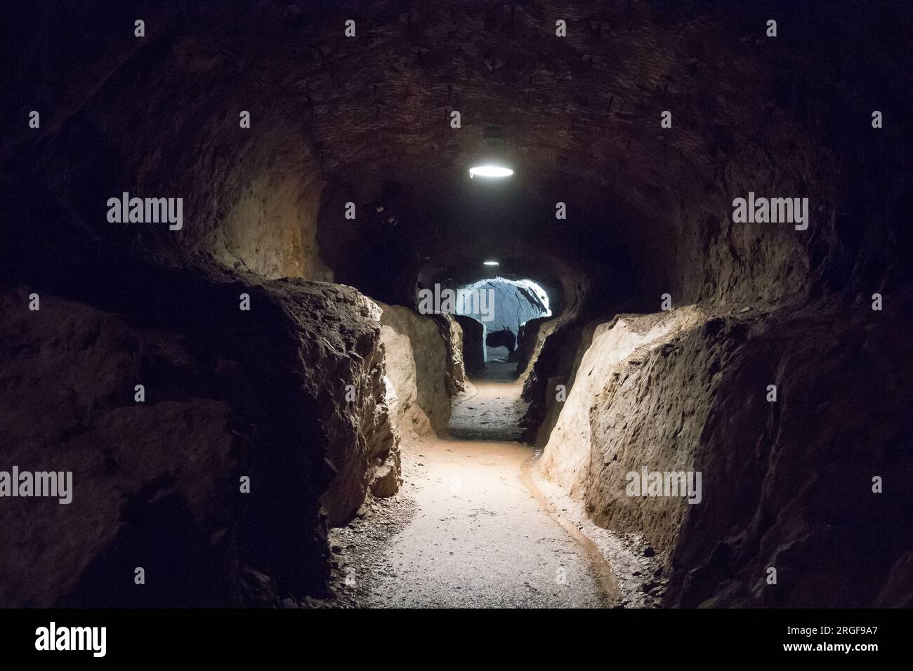 Complex Osowka of Project Riese in Gluszyca, Poland. In 1943 Nazi ...