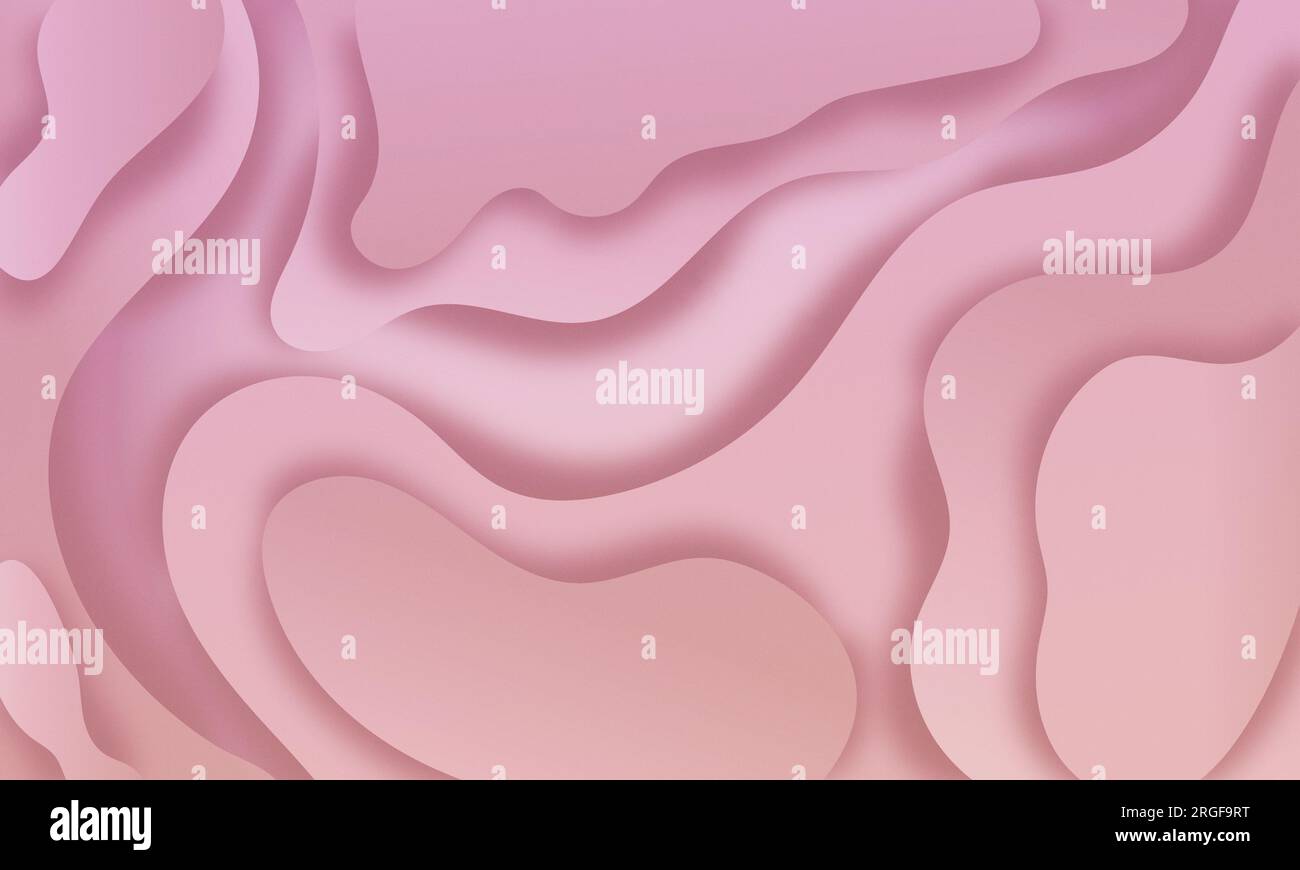 Papercut multi layers pink color texture background. Abstract ...