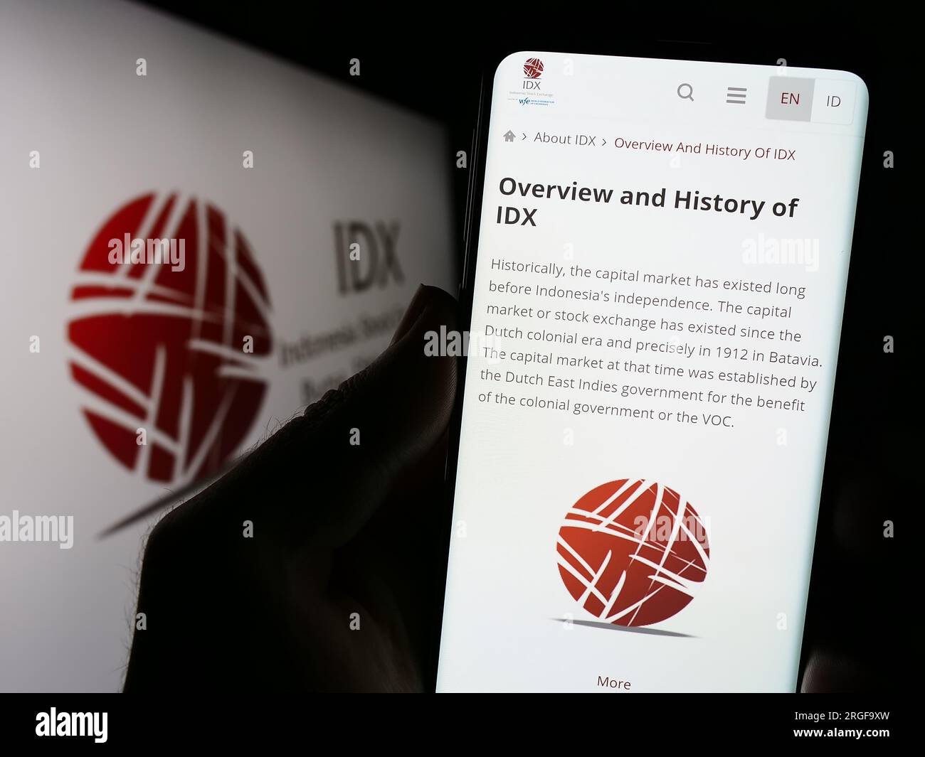 Indonesia stock exchange logo hi-res stock photography and images - Alamy