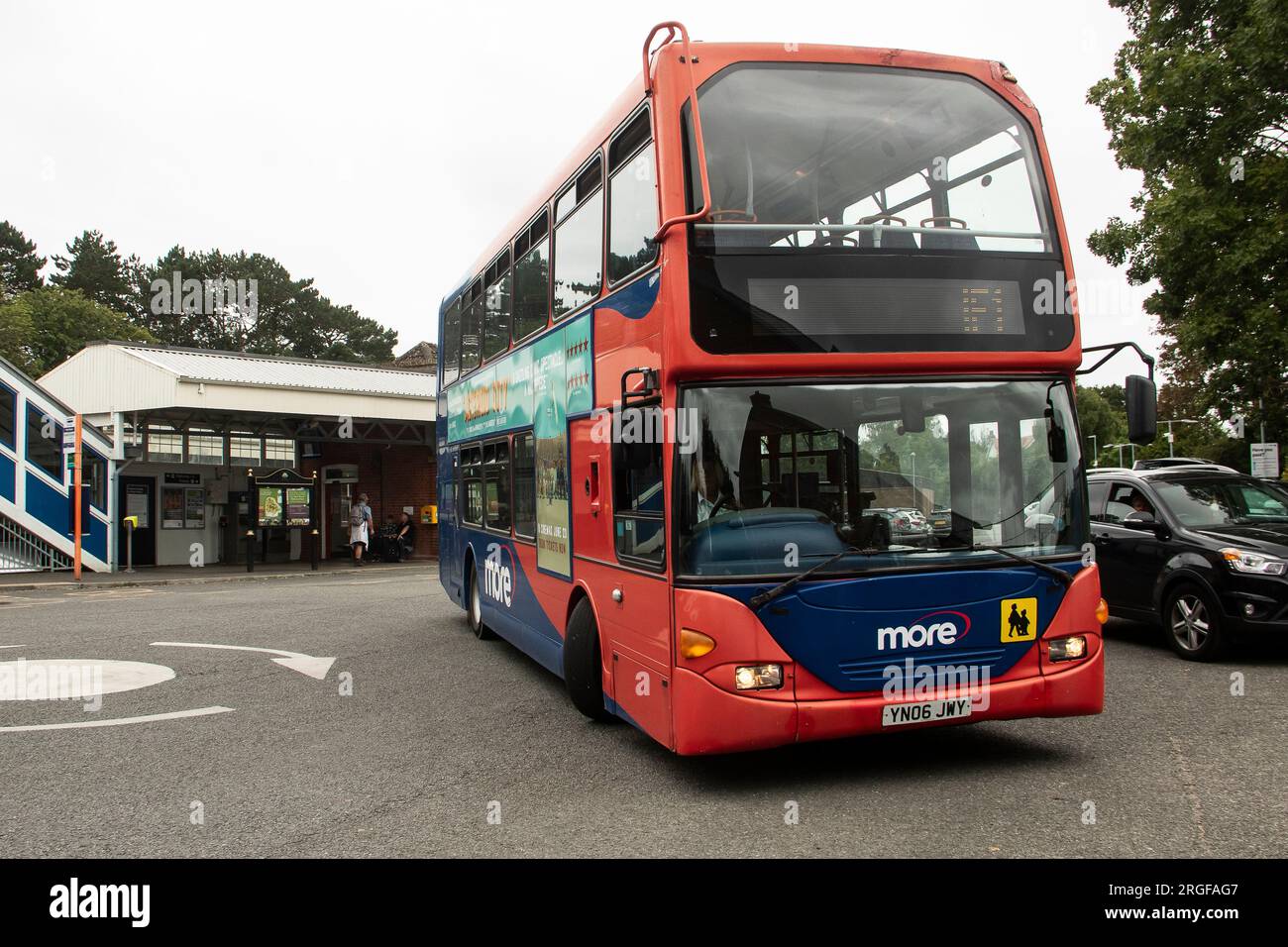 New Forest Show Bus, Brockenhurst to New Park 2023 Stock Photo - Alamy