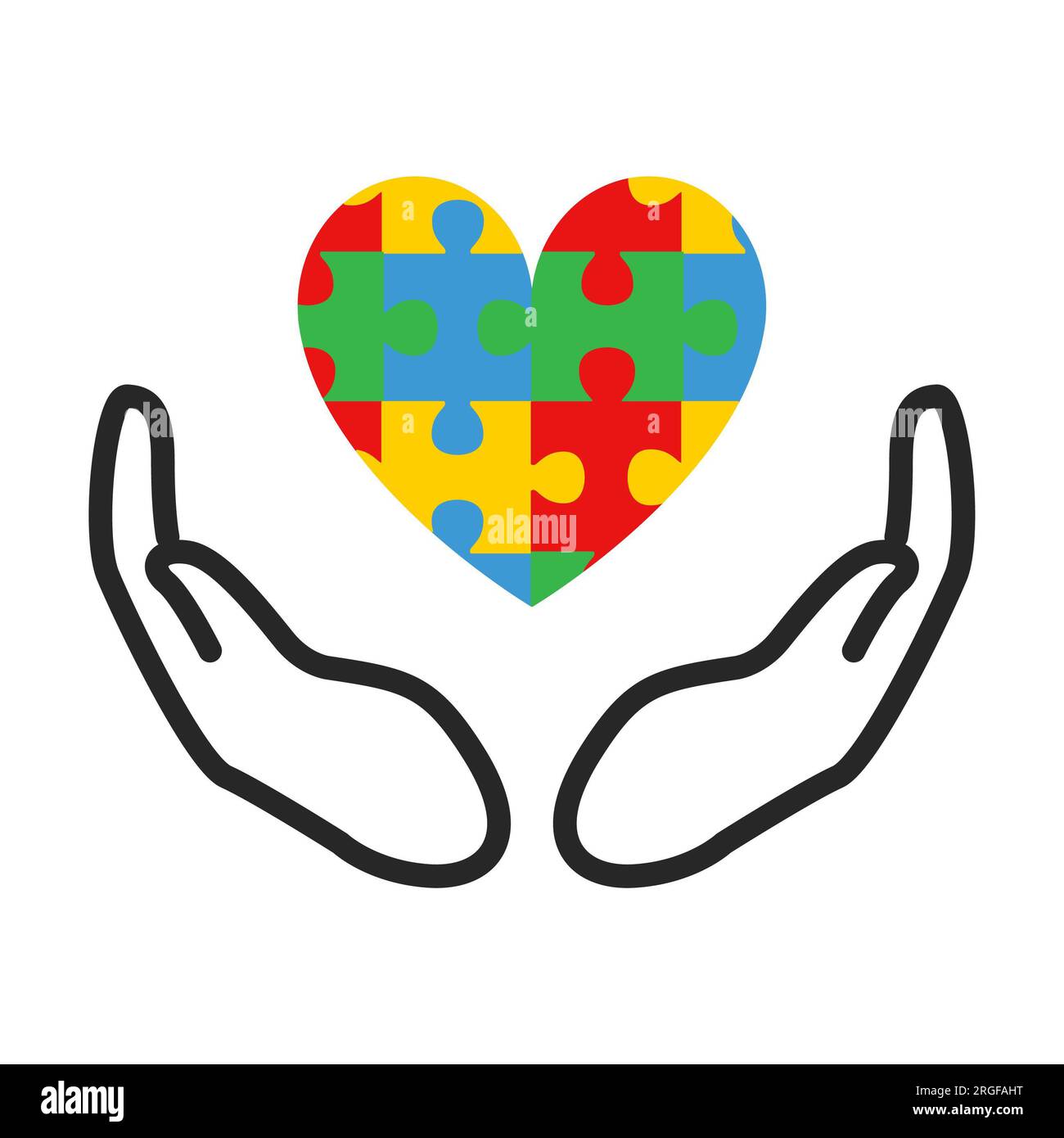 Autism Symbol Heart