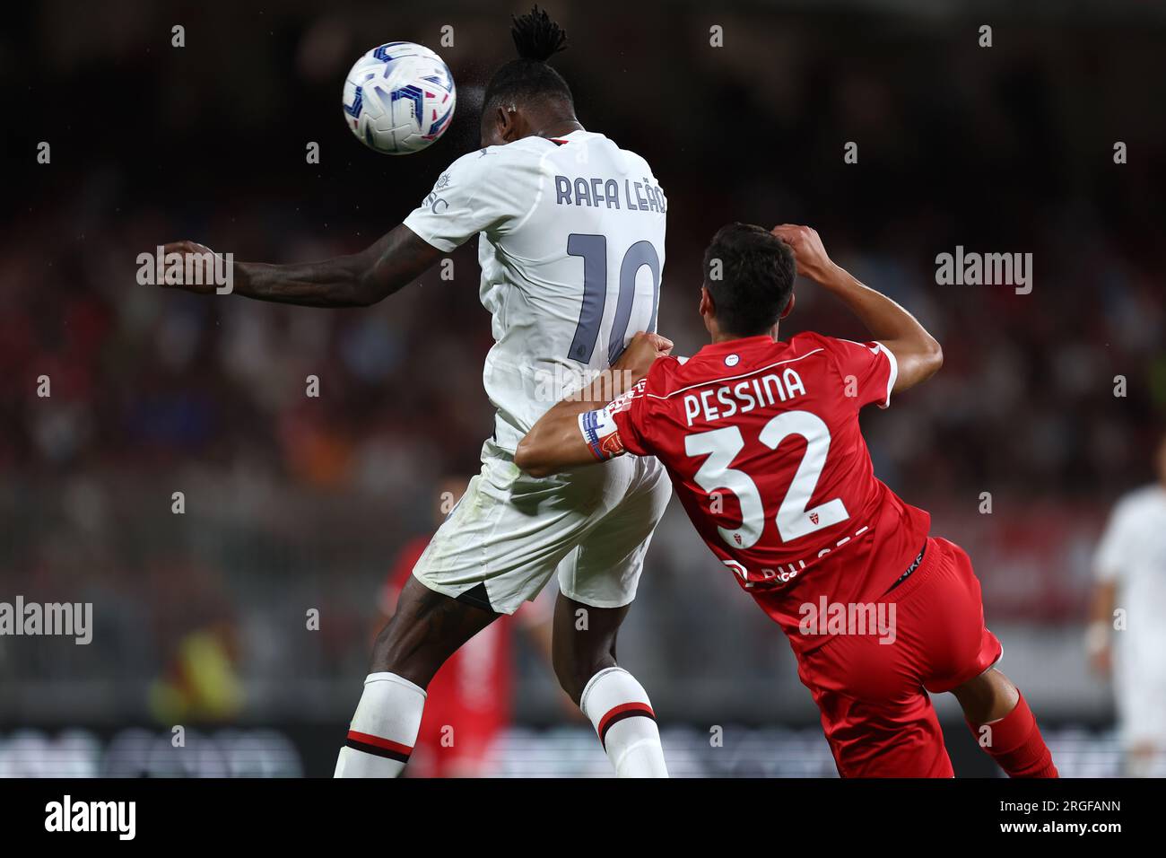 Monza, Italy. 08th Aug, 2023. Matteo Pessina of Ac Monza and Rafael ...