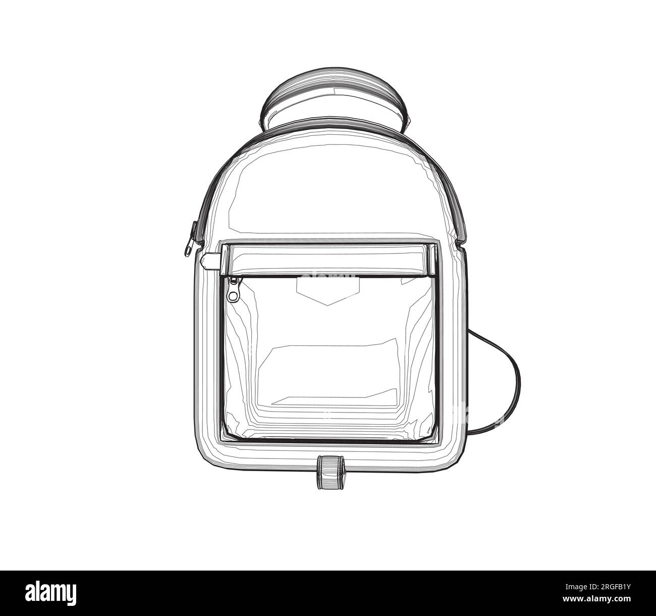 School satchel Black and White Stock Photos & Images - Alamy