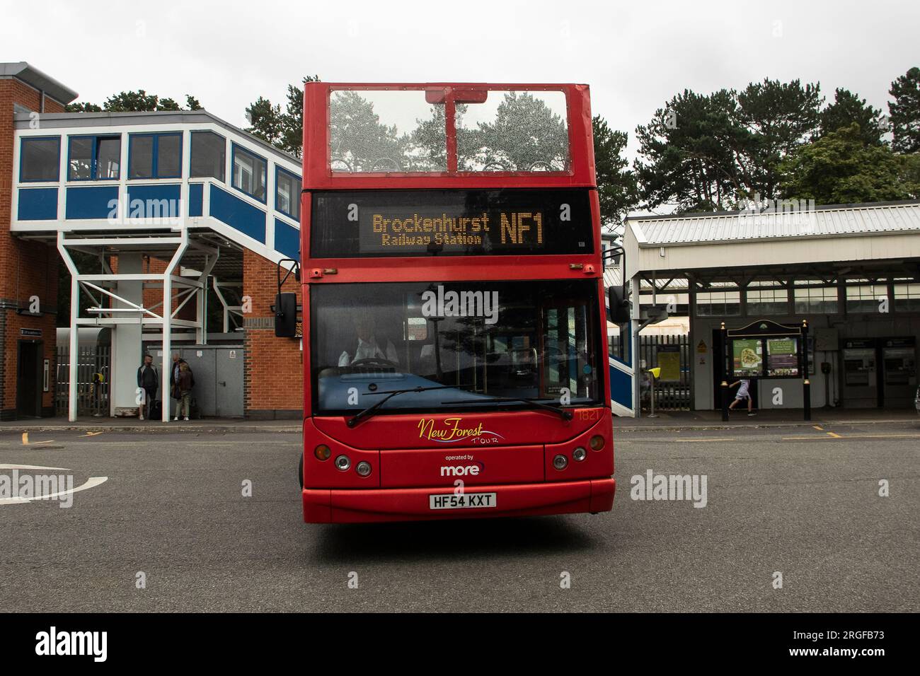 New Forest Show Bus, Brockenhurst to New Park 2023 Stock Photo - Alamy