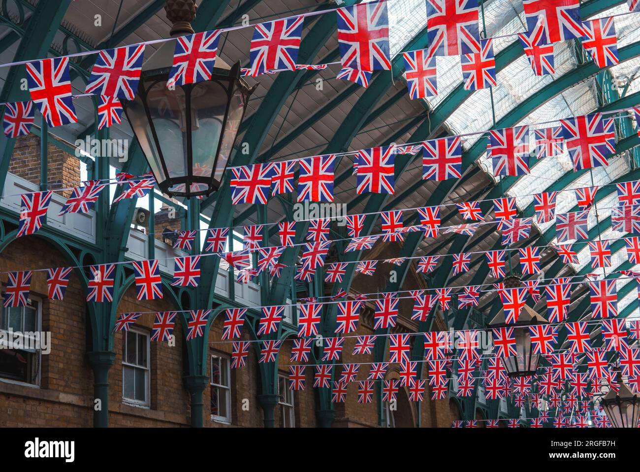 Flags hanging ceiling hi-res stock photography and images - Alamy