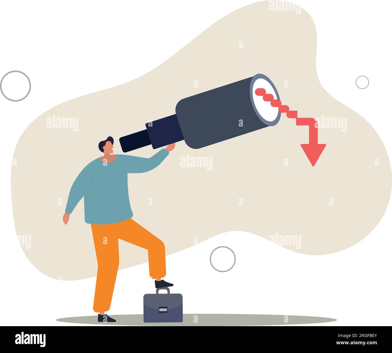 Stock market downturn cartoon Cut Out Stock Images & Pictures - Alamy