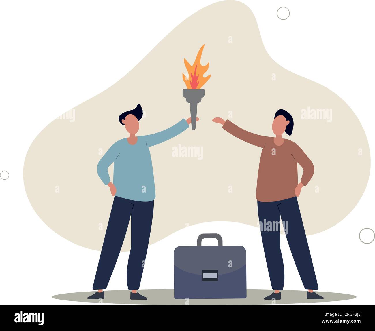 Successor plan, baton pass or transfer to new chosen leader, change new ...