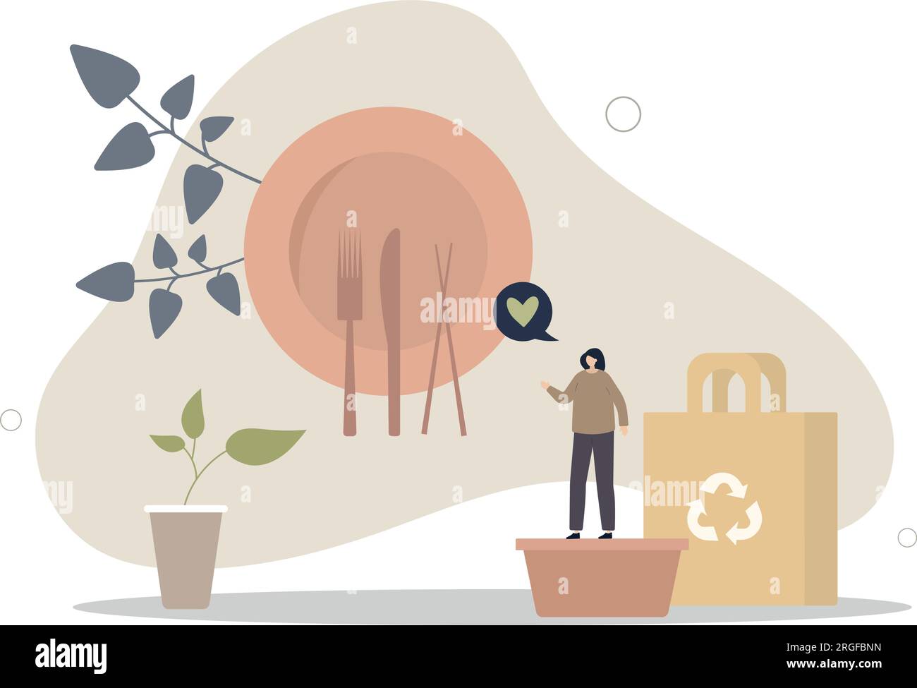 Plastic container packaging system Stock Vector Images - Alamy