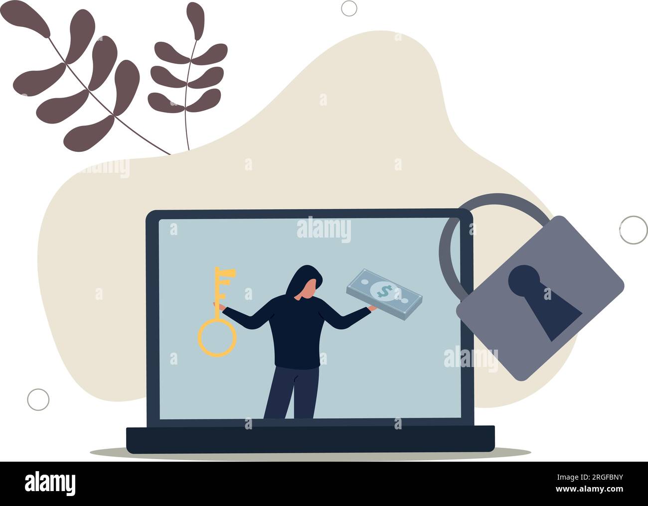 Ask For Ransom Stock Vector Images Alamy