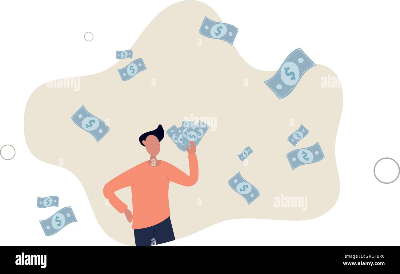 Earn money make profit from investment, savings, income or salary ...