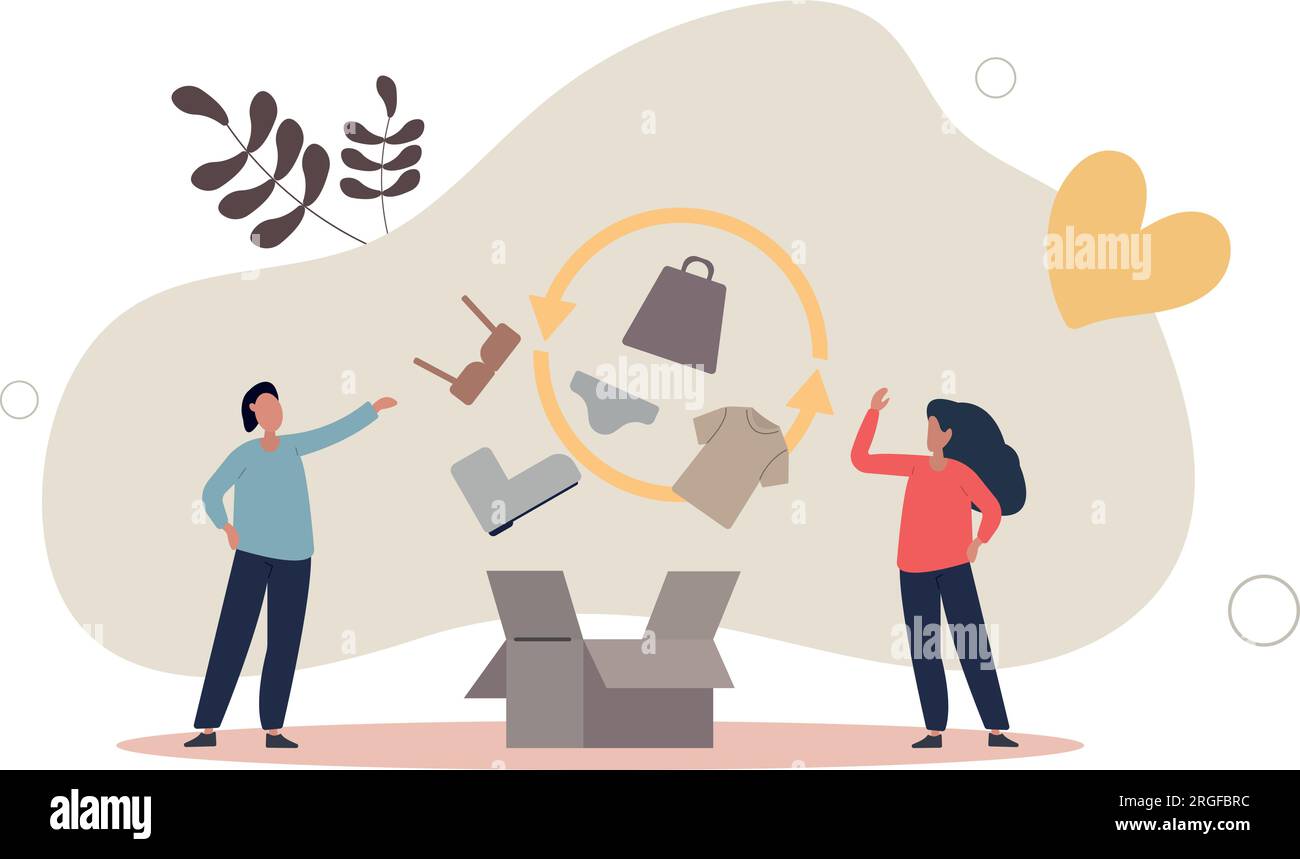 Vintage clothes charity shop Stock Vector Images - Alamy