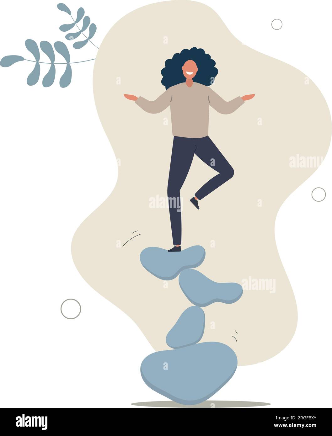 Harmony, balance or meditation, mindfulness relaxation for life ...