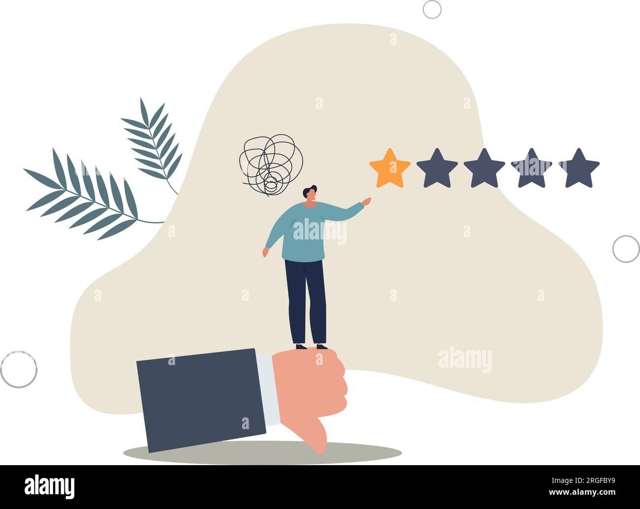 The terrible experience Stock Vector Images - Alamy
