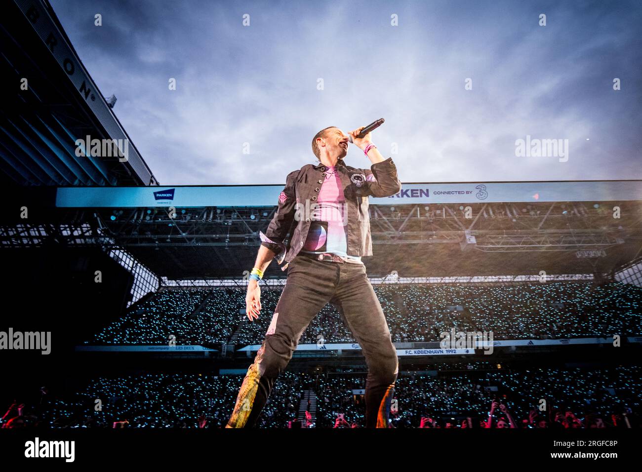Copenhagen, Denmark. 05th, July 2023. The British rock band Coldplay ...