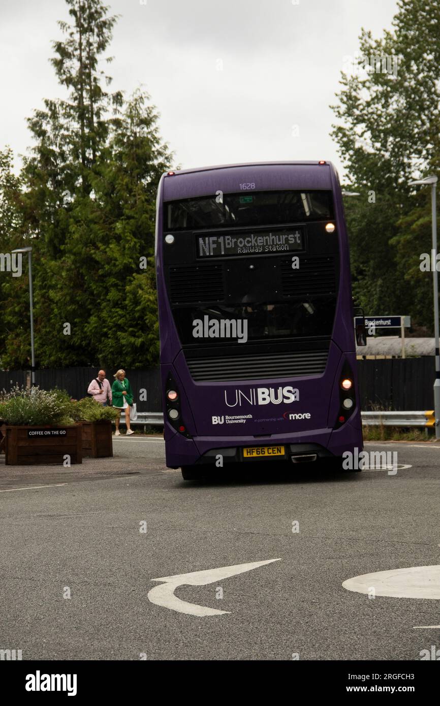New Forest Show Bus, Brockenhurst to New Park 2023 Stock Photo - Alamy