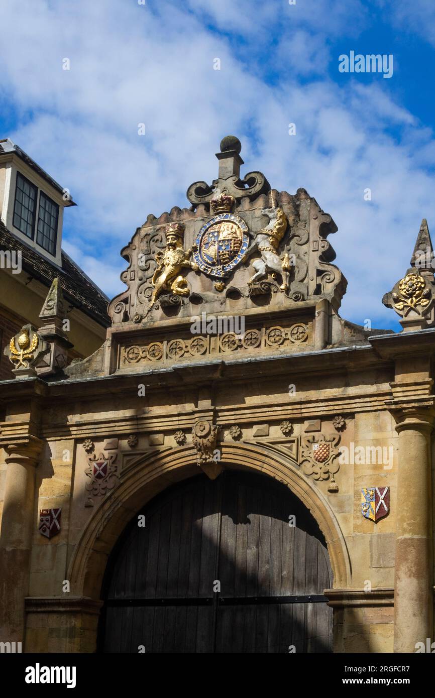 Entrance gate to Bishop's Hostel of Trinity College, University of ...