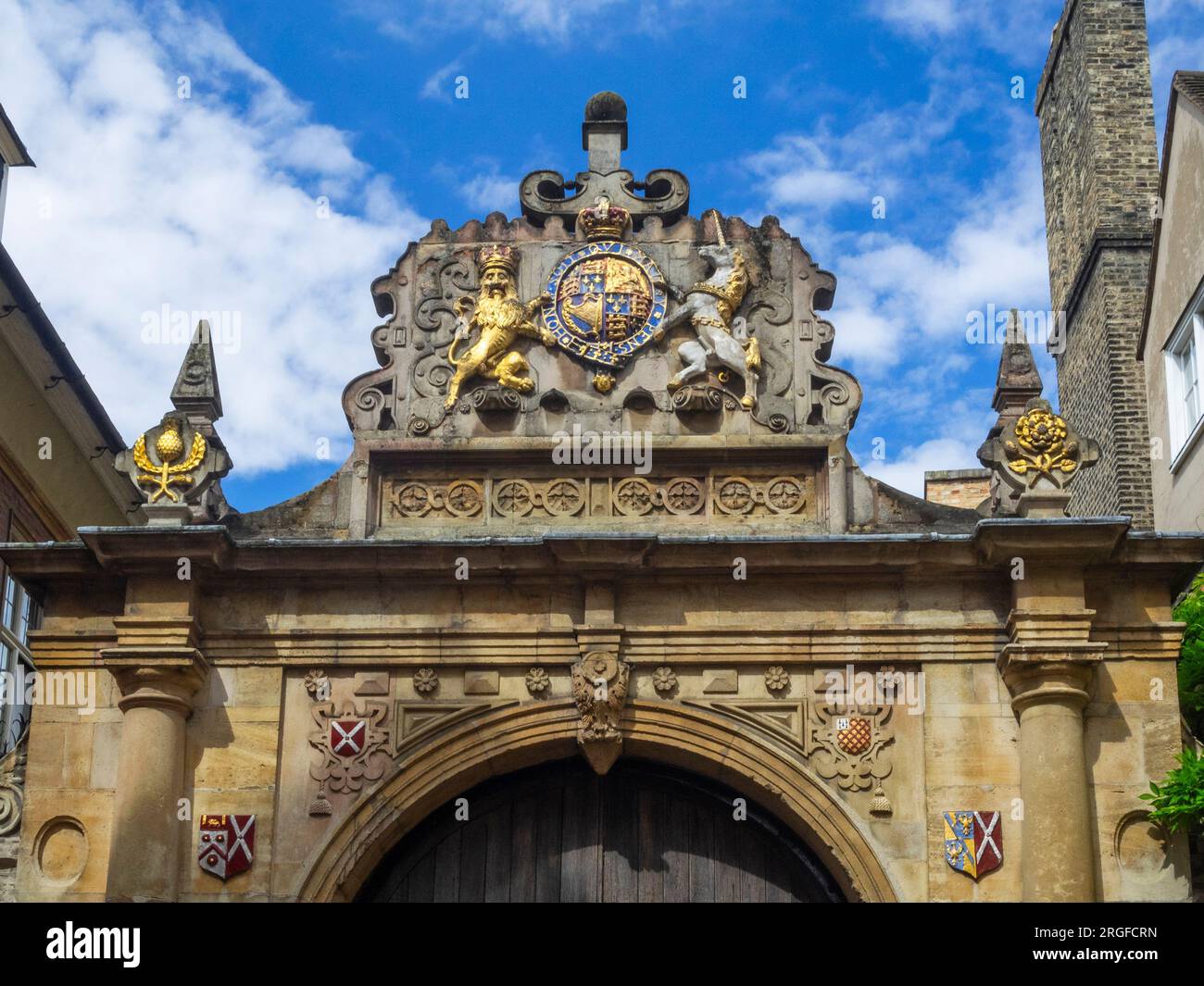 Trinity college arms hi-res stock photography and images - Alamy