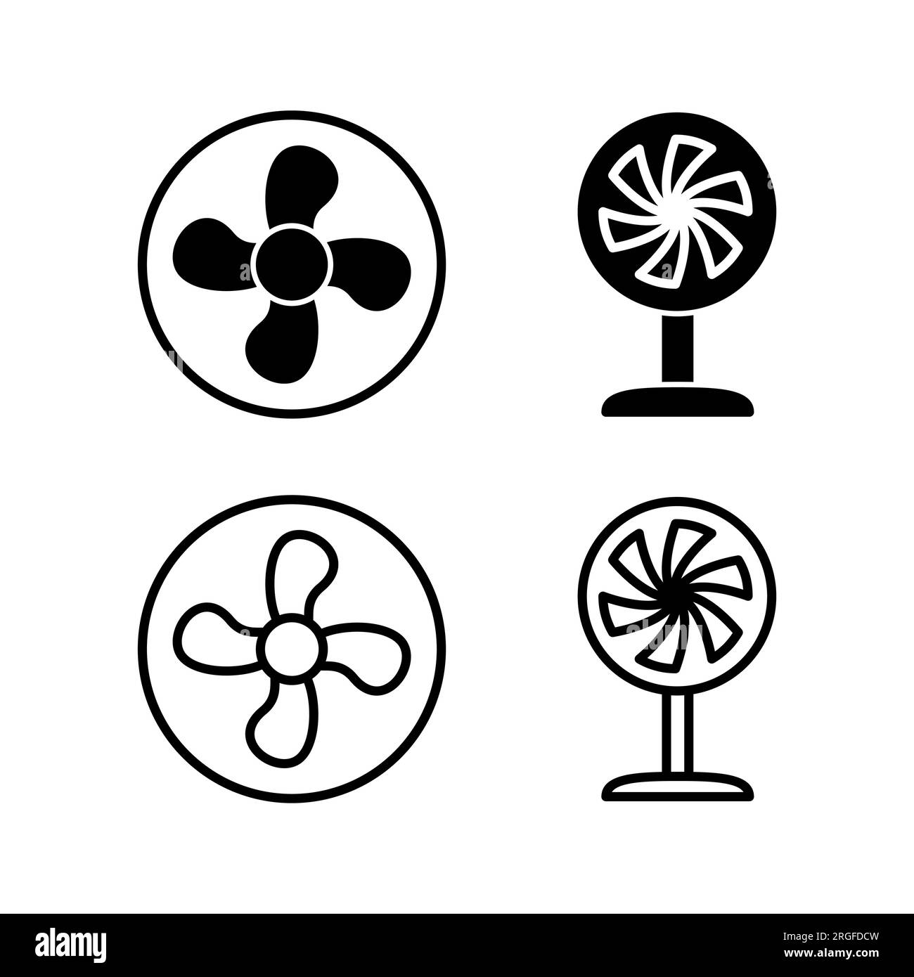 Fan icon vector. blower icon. propeller. ceiling Stock Vector Image ...