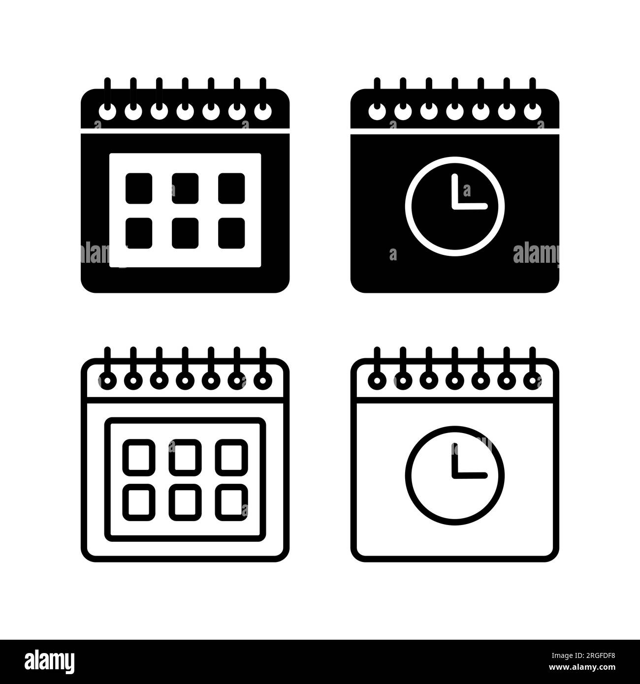 calendar icon vector. Calender symbol Stock Vector Image & Art - Alamy
