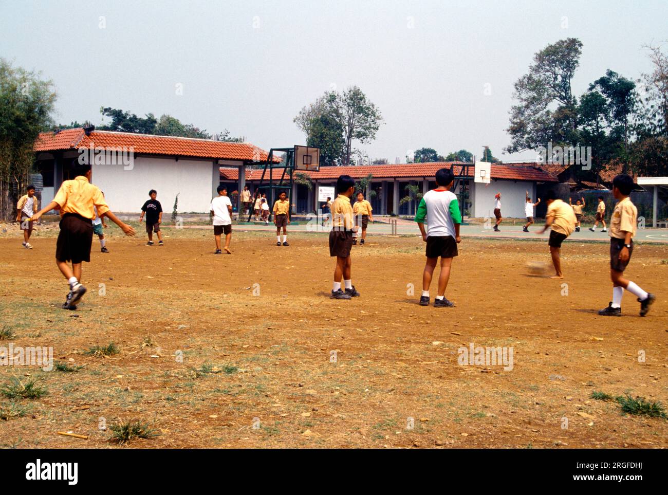 Bogor Indonesia Pergurnan School Football Match Stock Photo - Alamy