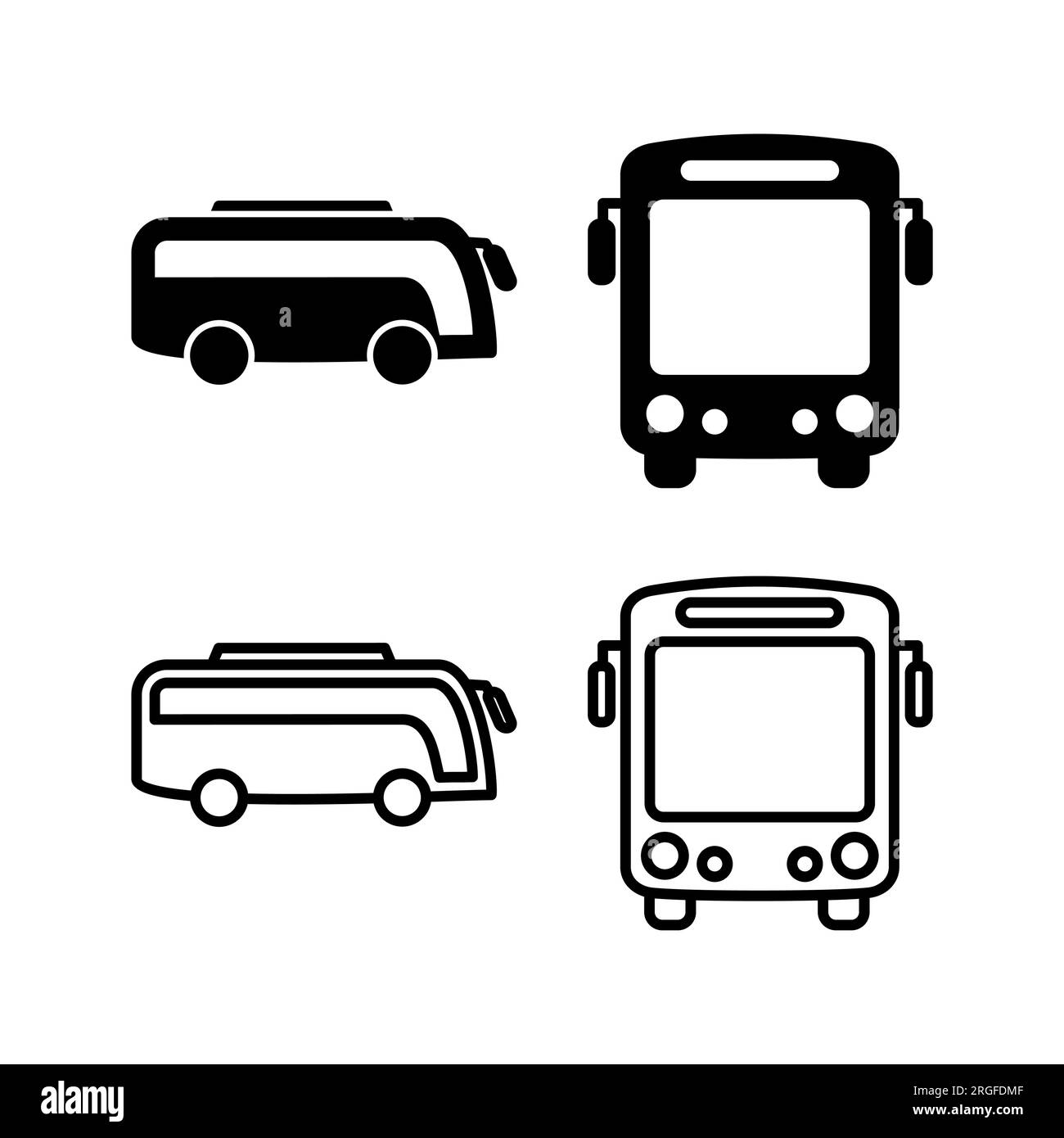 Bus icon vector. bus vector icon Stock Vector Image & Art - Alamy