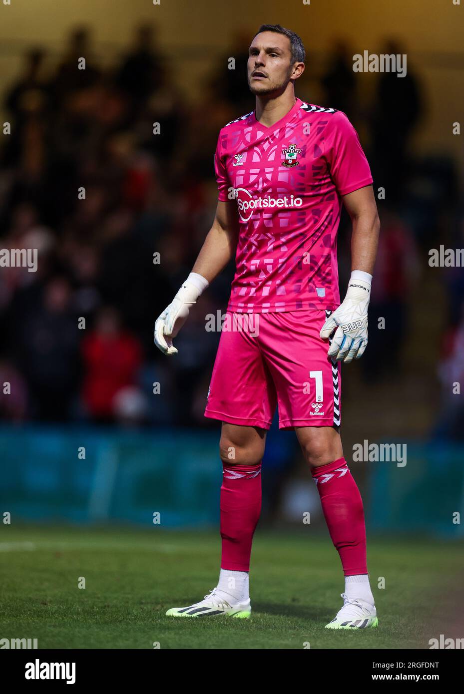 Southampton goalkeeper Alex McCarthy during the Carabao Cup first round ...