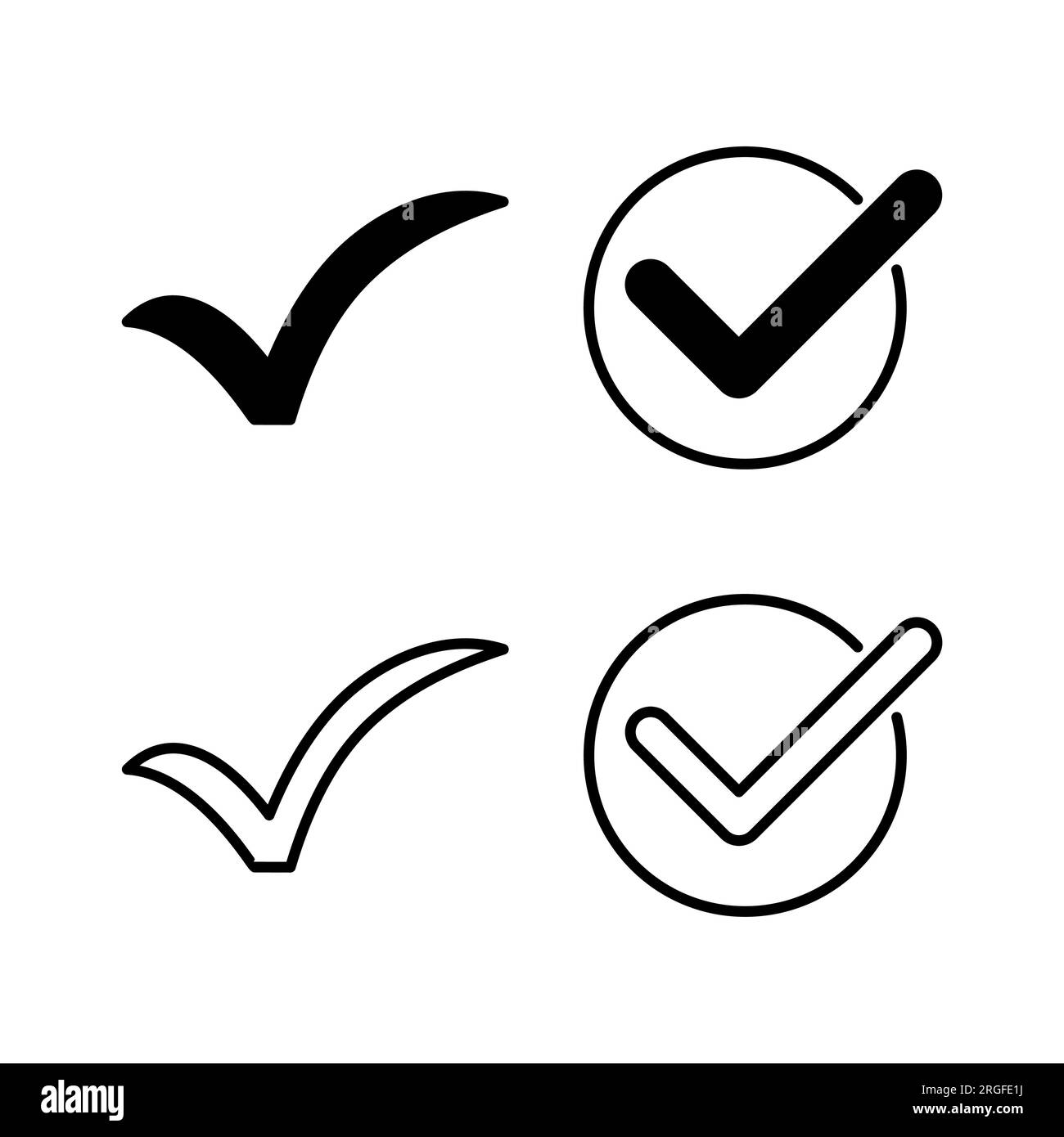 check icon vector. check mark icon. check list button icon Stock Vector Image & Art - Alamy