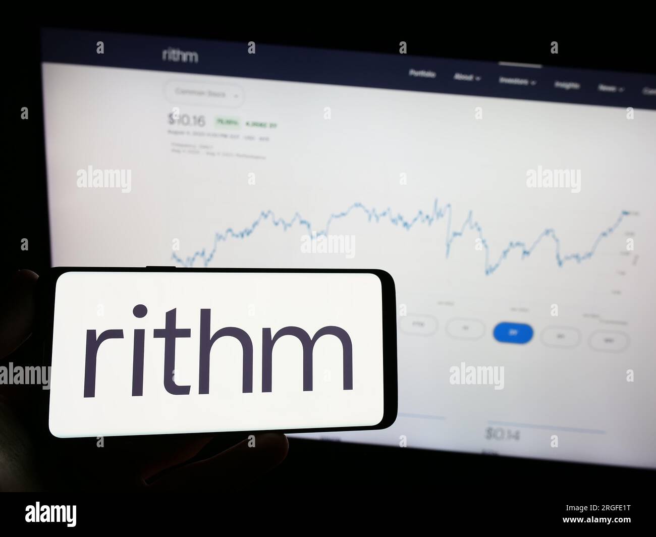 Rithm capital logo hi-res stock photography and images - Alamy