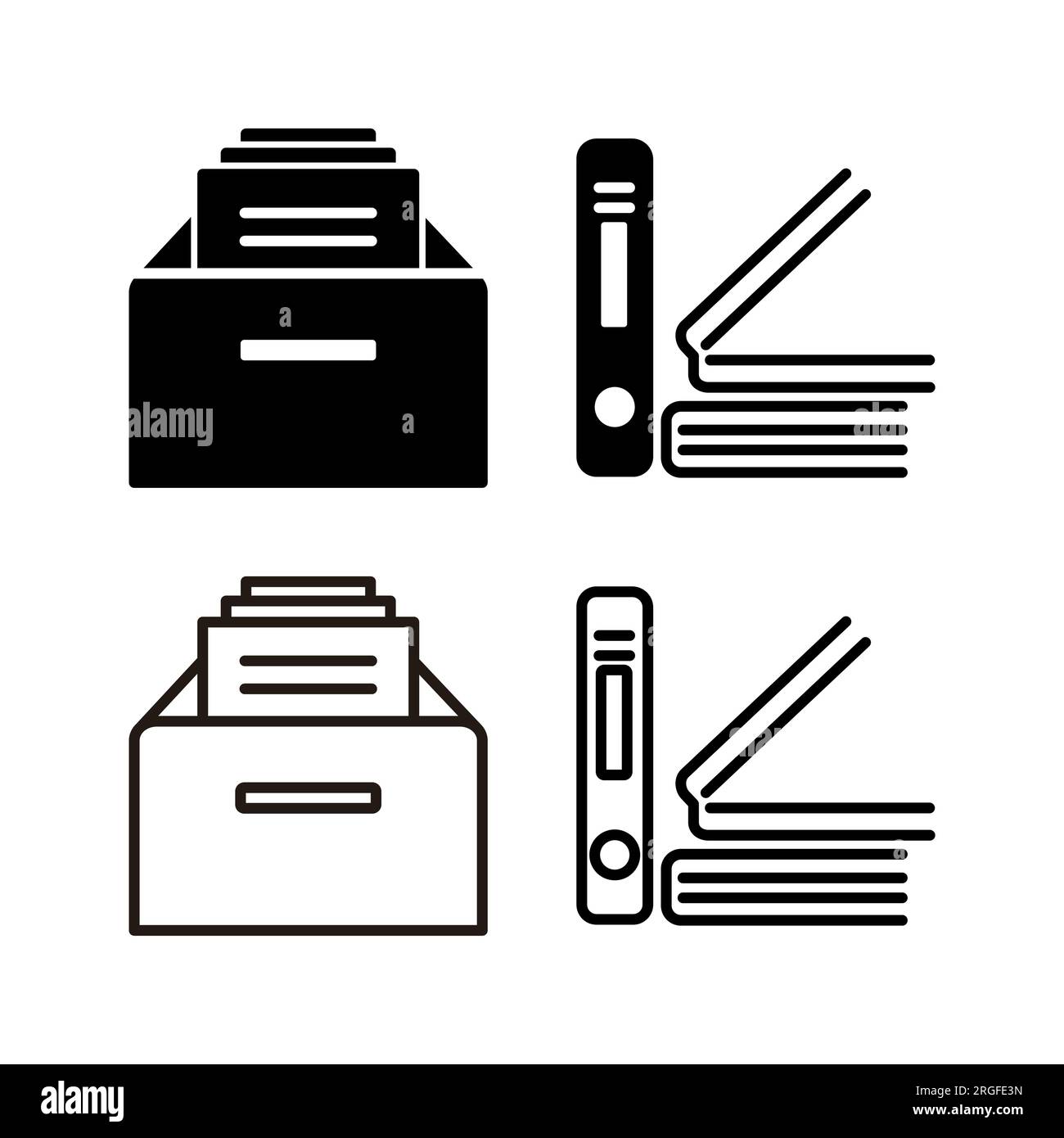 Archive icon vector. archive storage icon vector. folders icon Stock ...