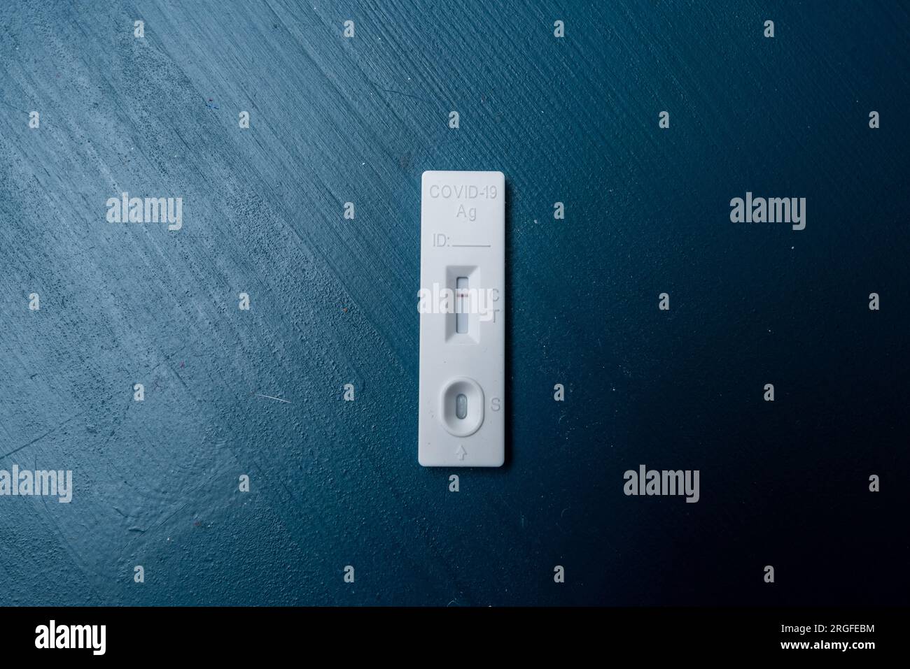 Oslo, Norway - december 23 2021: Covid-19 Antigen test coming up ...