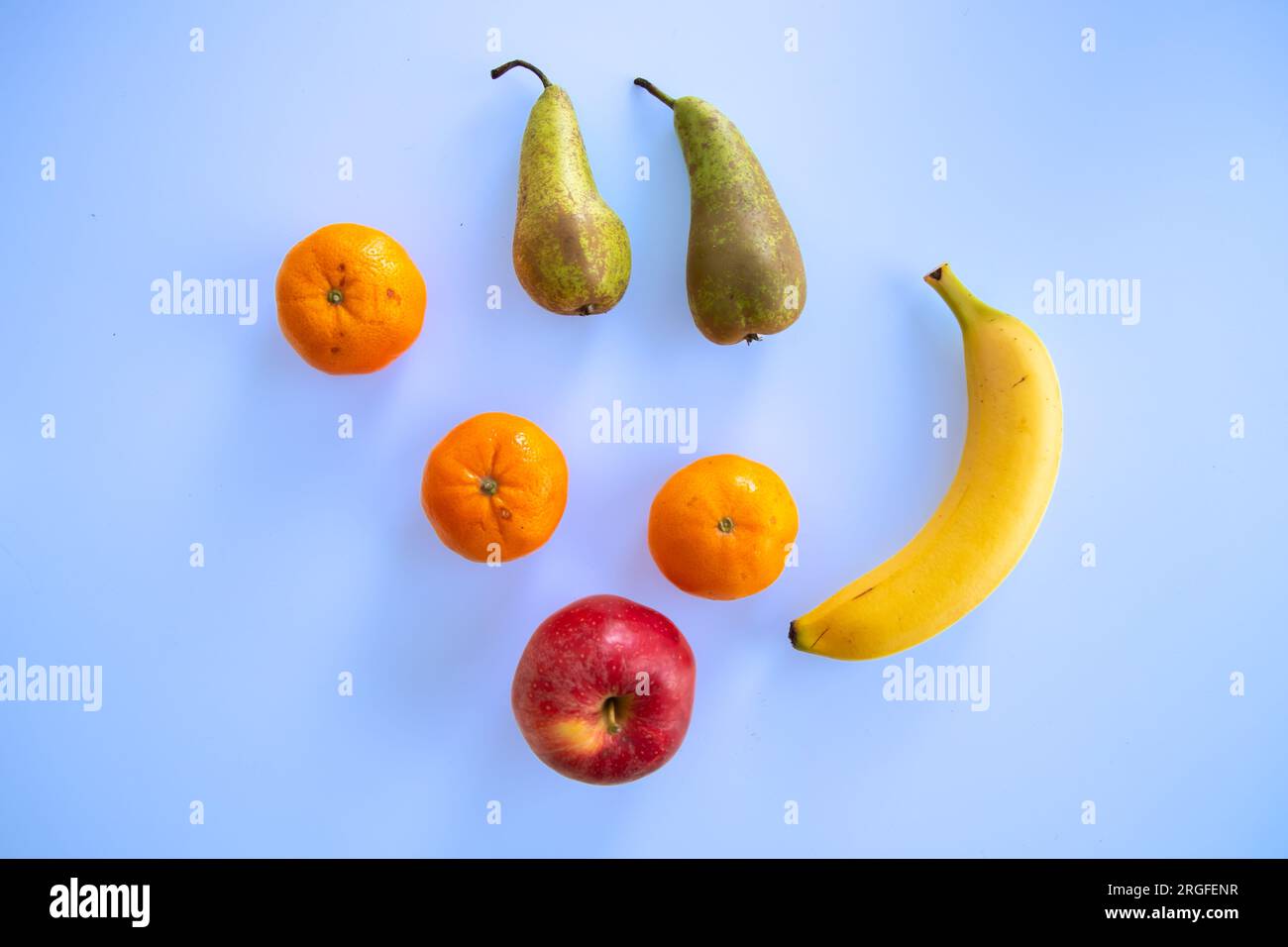 Fruits on colorful background hi-res stock photography and images - Alamy