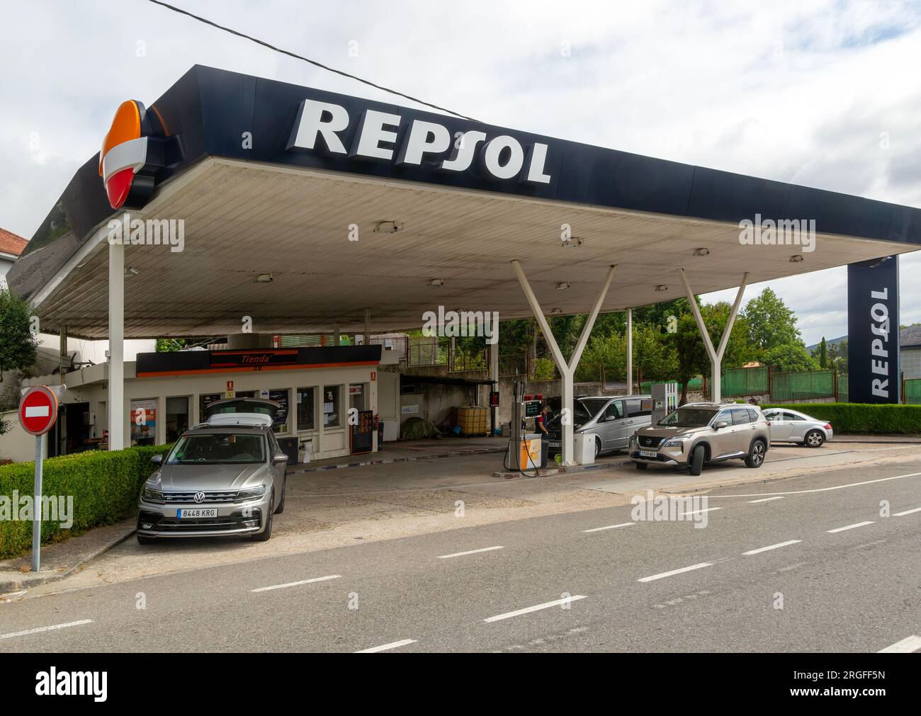 Repsol petrol station hi-res stock photography and images - Alamy
