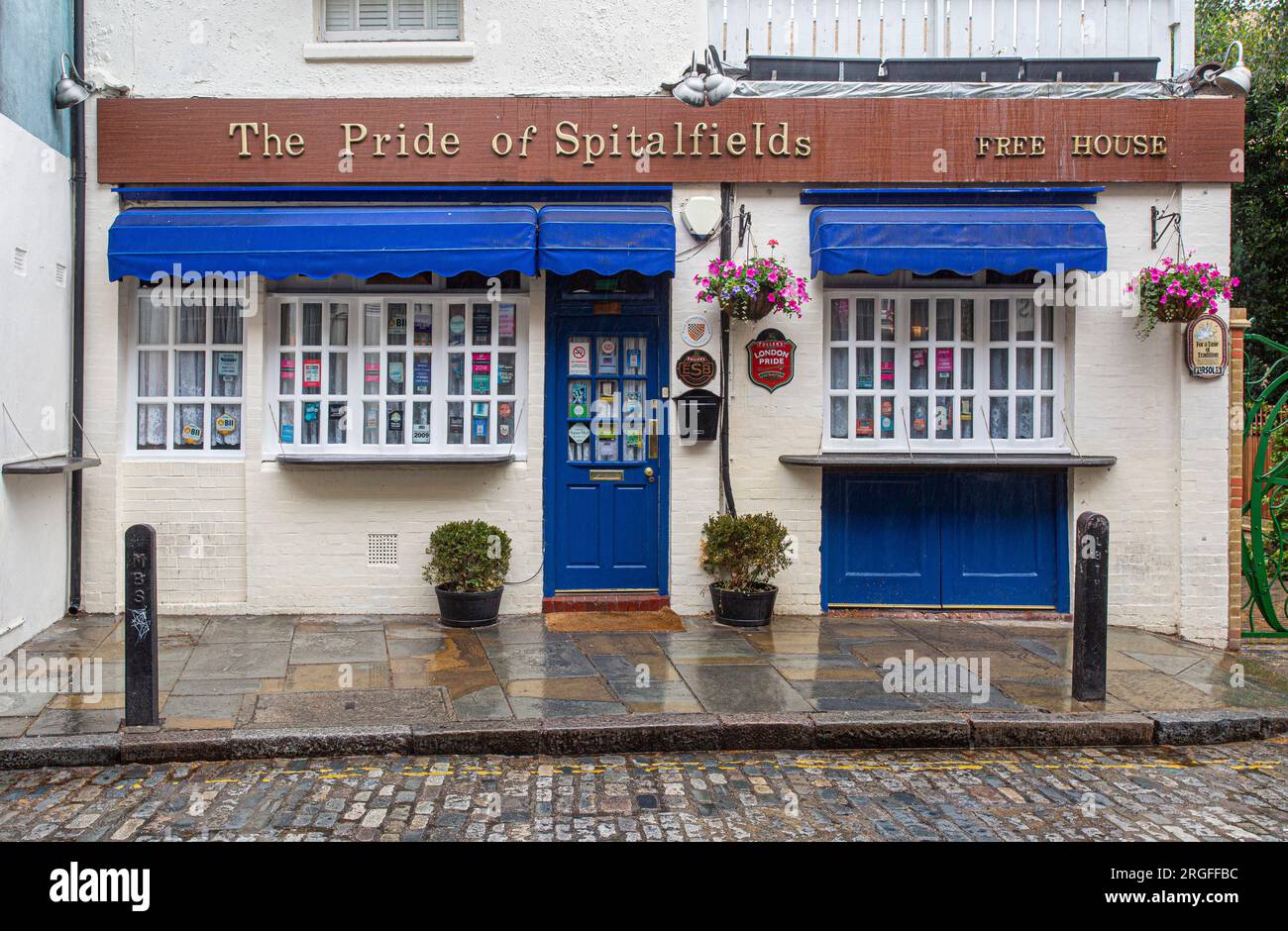 Exterior of The pride of Spitafields in London , United Kingdom Stock ...