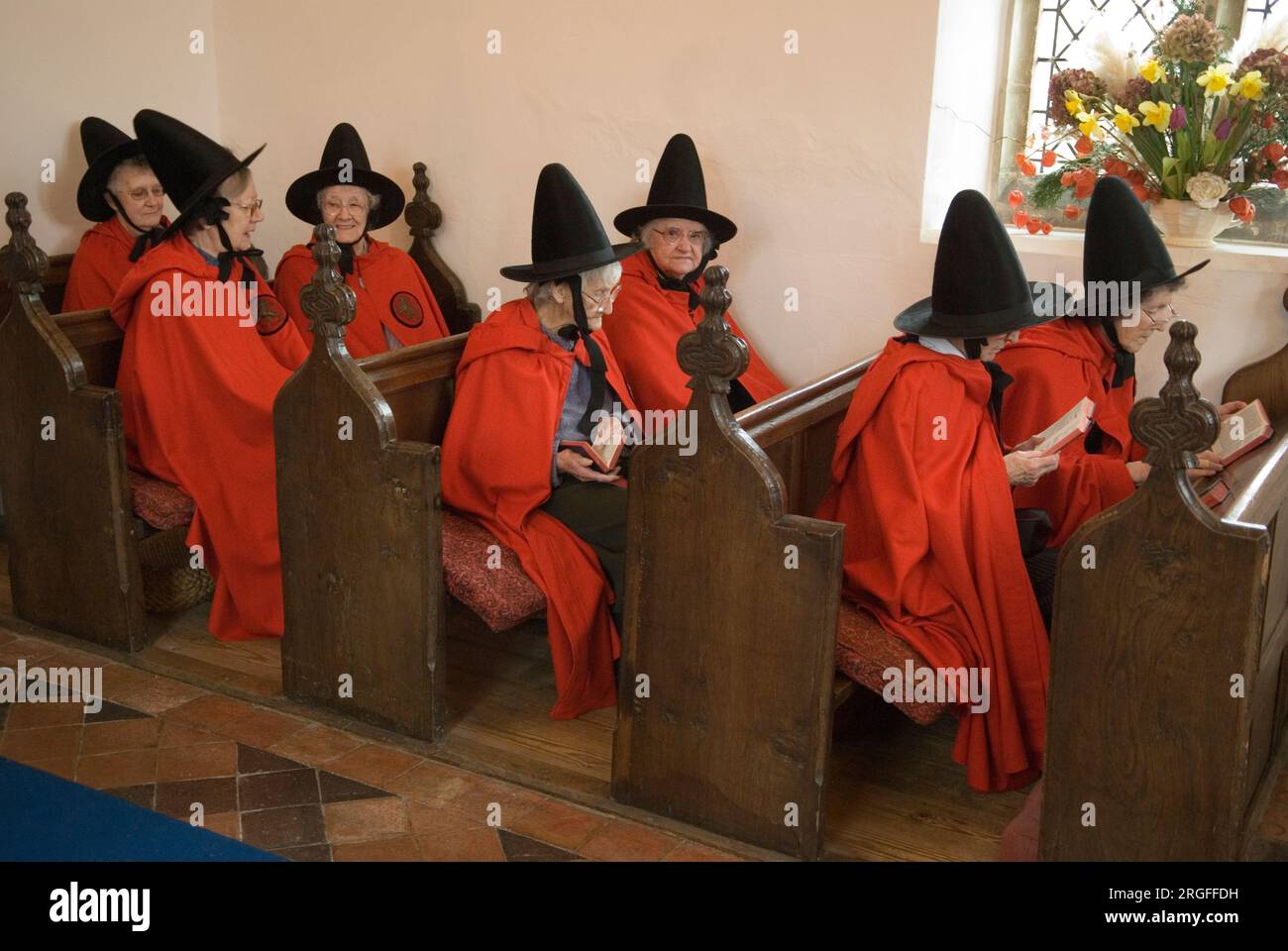 The Old Ladies of Castle Rising. The Almeshouses - The Hospital of the ...