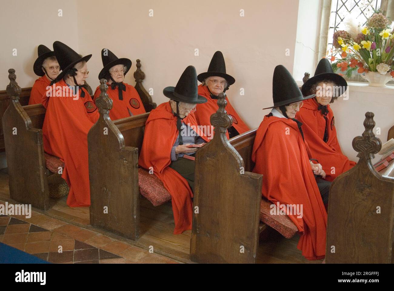 The Old Ladies of Castle Rising. The Almeshouses - The Hospital of the ...