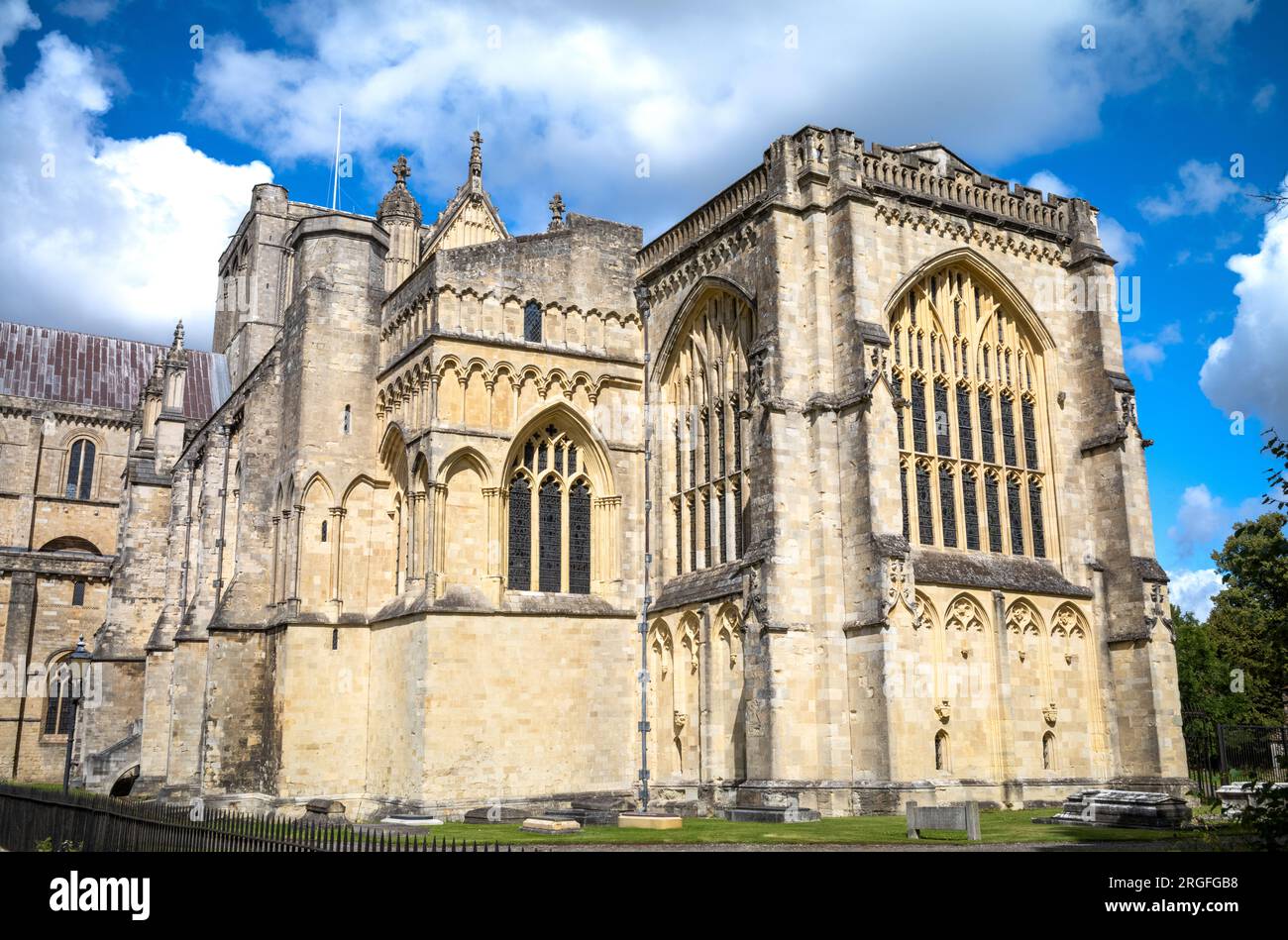 The eastern end of the immense 1,000-year old and historic Norman-era ...