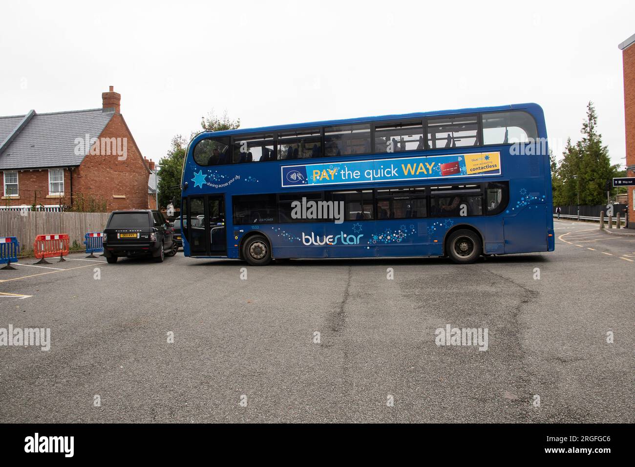 New Forest Show Bus, Brockenhurst to New Park 2023 Stock Photo - Alamy