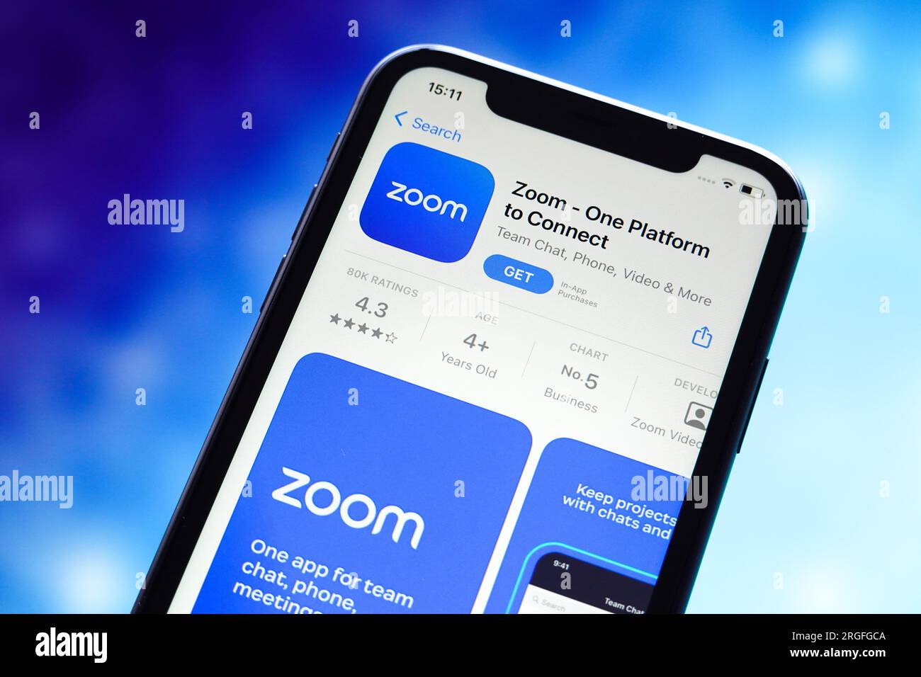 China. 09th Aug, 2023. In this photo illustration, the Zoom logo is ...